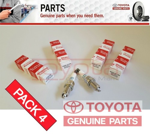 4 Pack OEM Genuine Toyota Corolla Matrix Prius Yaris Spark Plugs 90080 ...