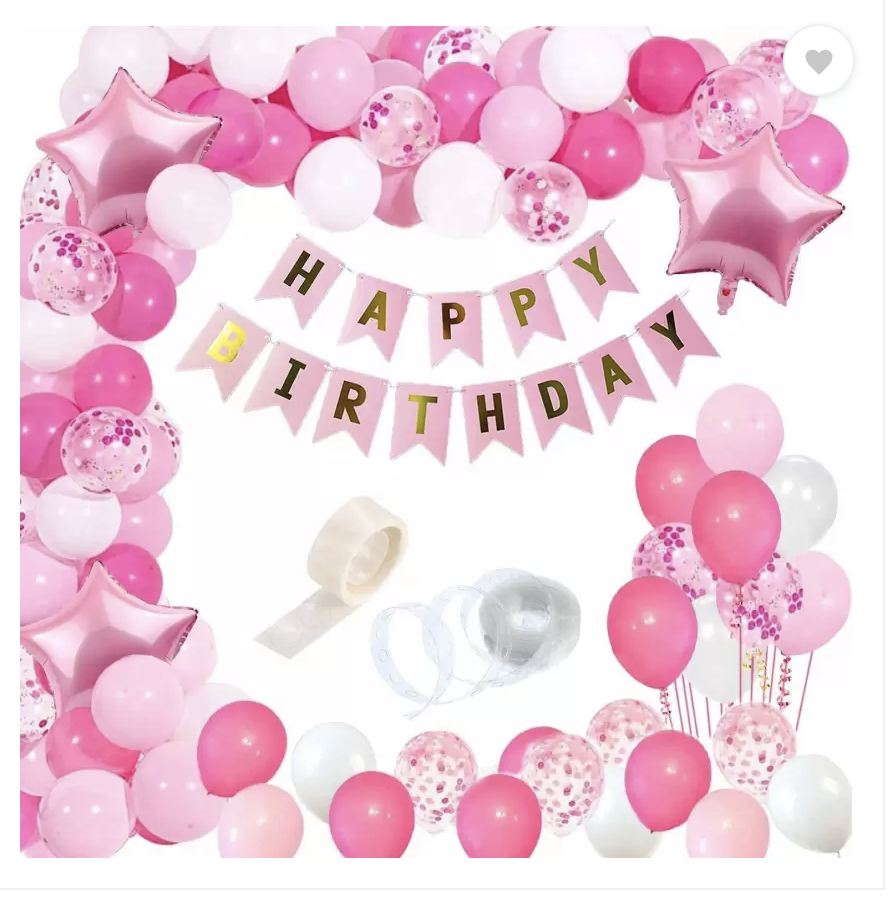Happy Birthday Decorations Multiple Styles Banners Balloons Sets Party ...