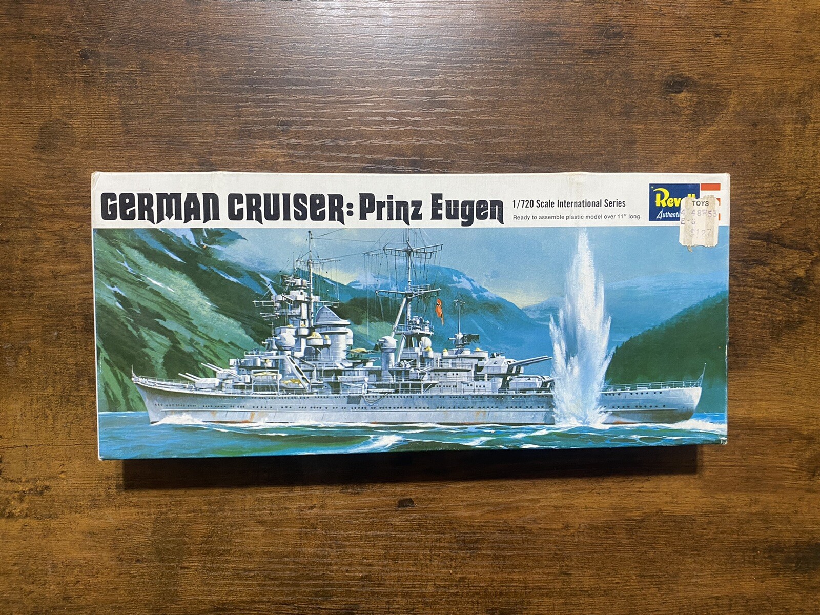 Vintage Model Kit Revell H-481 1:720 Prinz Eugen German Cruiser Ship ...