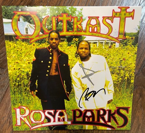 Andre 3000 Big boi Signed Outkast Vinyl Rosa Parks Jsa LOA Autographed ...