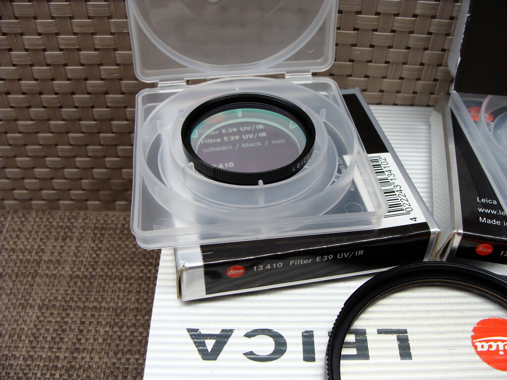 Leica E39 UVA/Infrared Filter - Schwarz (13410) for sale online | eBay UK