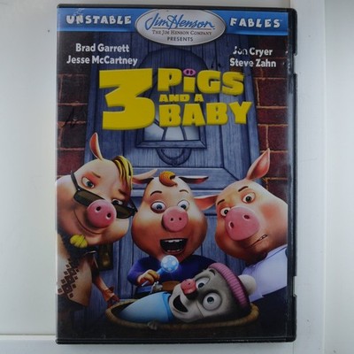 3 Pigs and a Baby DVD 2008 Jim Henson Unstable Fables Brad Garrett Jon ...