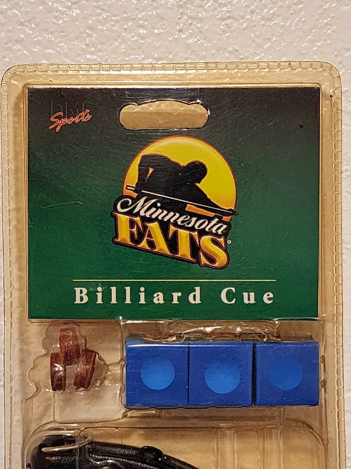 Minnesota Fats Billiard Cue Stick, Chalk, Cue Tips, Carry Bag Bundle ...