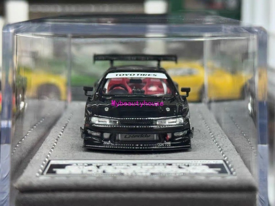 Mortal 1:64 Black Silvia S14 GT Spec V2 Seiji Sports Model Diecast ...