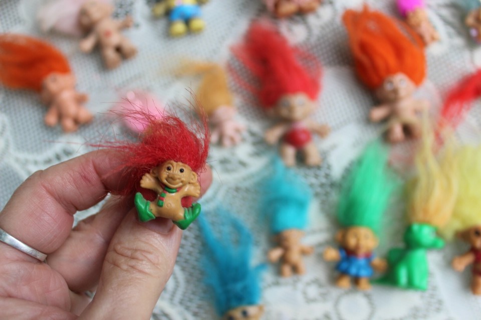 28 Little Vintage Troll Dolls One Troll Animal | eBay