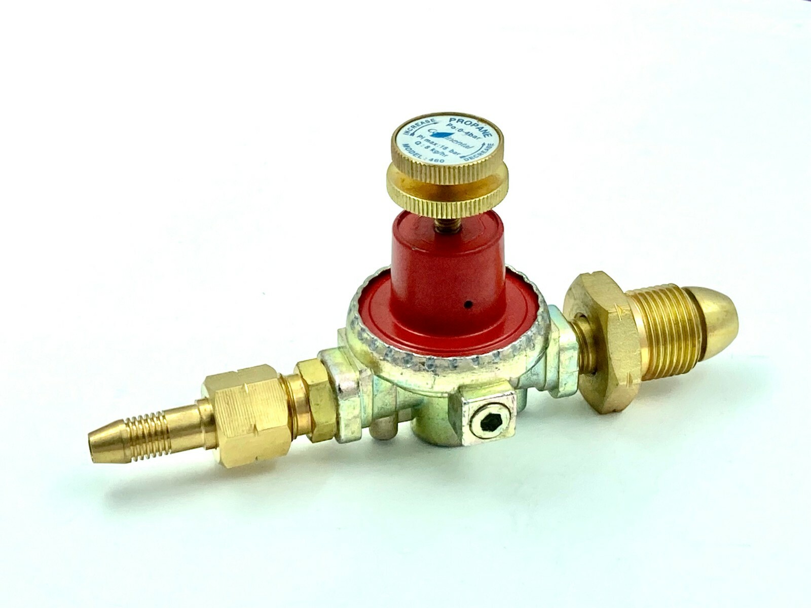 Adjustable Propane Gas Regulator 500 - 4000 mbar With 3/8" L H 8mm Connector CO | eBay