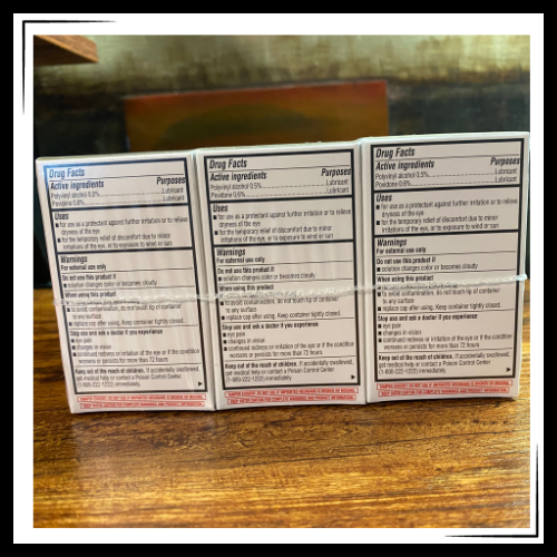 2 Goodsense Sterile Artificial Tears Lubricant Eye Drops Dry Eye Relief ...