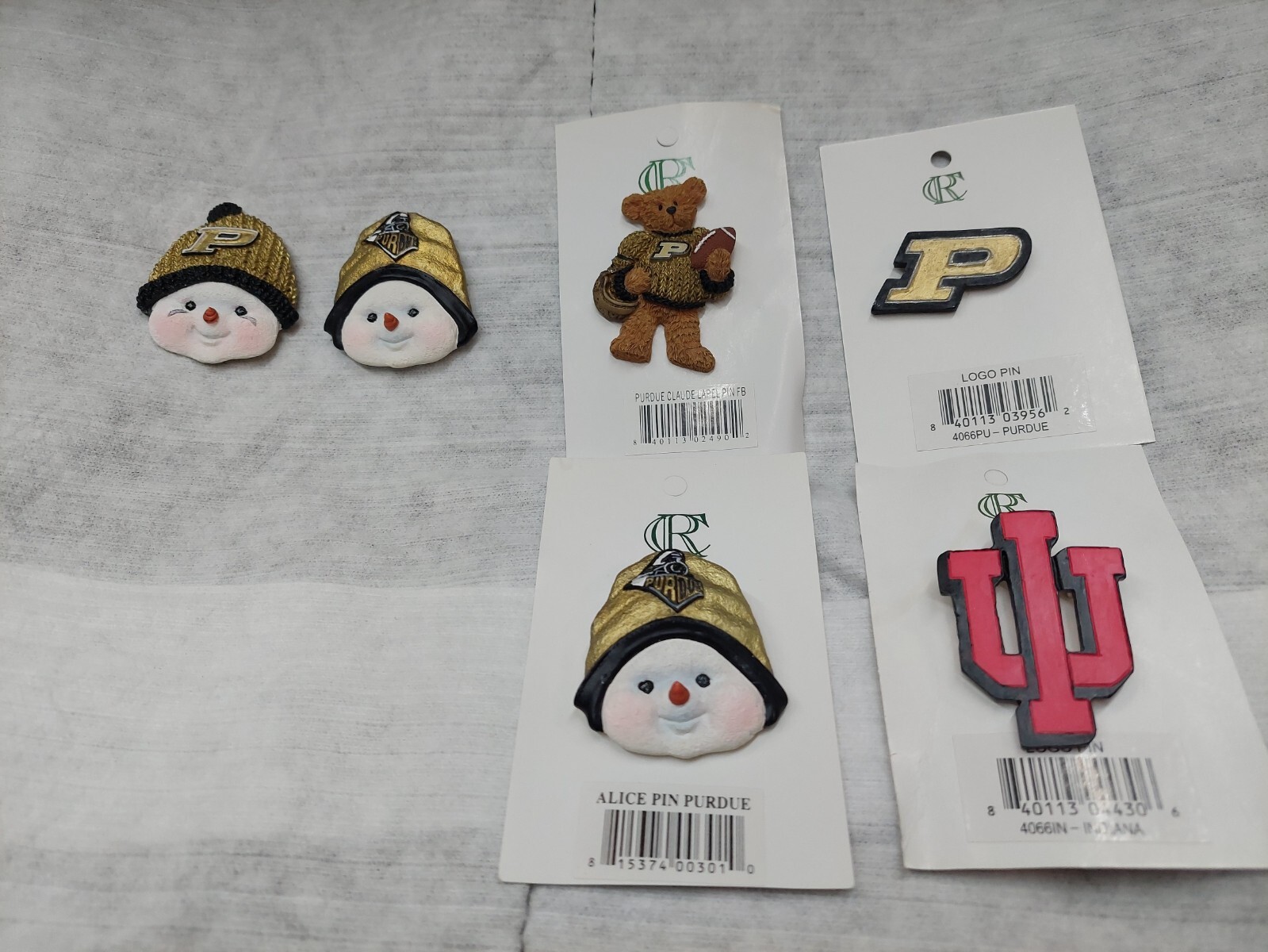 Purdue University Indiana pins magnets lot of 6 total lapel hat ...
