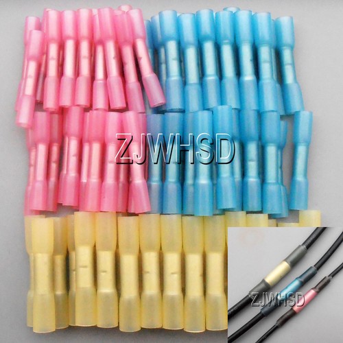 100pk 22-10 AWG DuraSeal Heat Shrink Butt Splice Connector Terminals Splices Kit 752190523875 | eBay