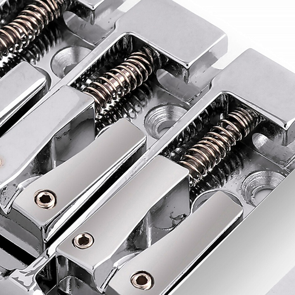 4 String Bass Bridge A Style Top Load and String Through Body Tailpiece ...