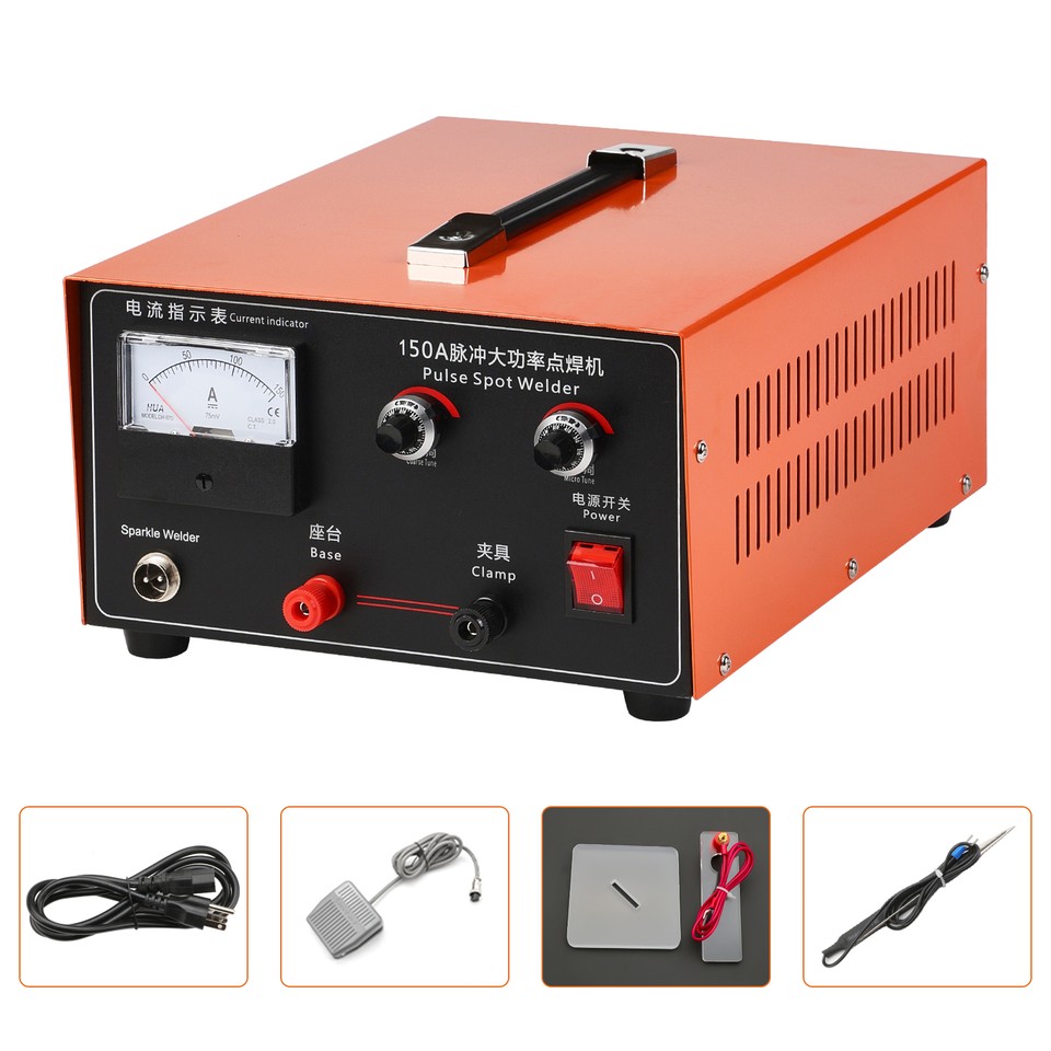 150A High Power Spot Welder Jewelry Touch Welder for Welding Necklace ...