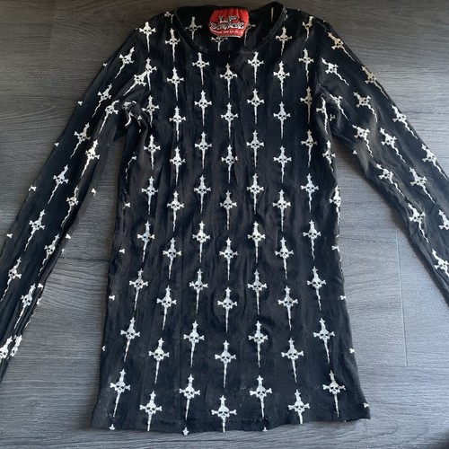 Vintage Lip Service Dagger Mesh Long Sleeve | eBay