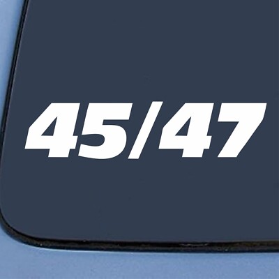 Trump 45 47 President Truck Car Vinyl Die Cut Car Decal Sticker - FREE ...