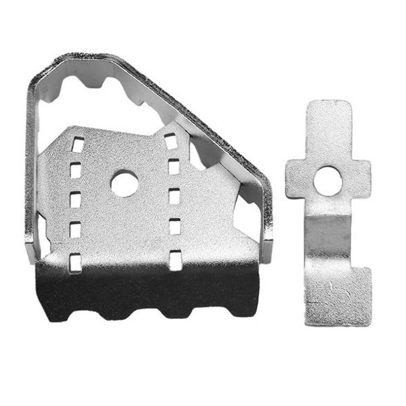 Motorcycle Brake Lever Extension Pedal Step Tip Plate Enlarge Extender ...