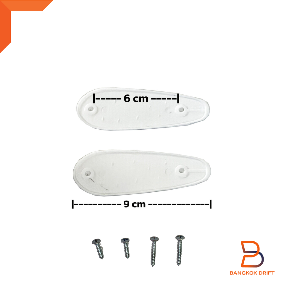 Pair Chrome Fender Door Wing Mirrors For Ford F-100 Ranger F-Series ...