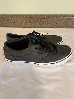 Van's Men's Off the Wall 500714 Grey Canvas ComfyCush Era Lace Up Low ...