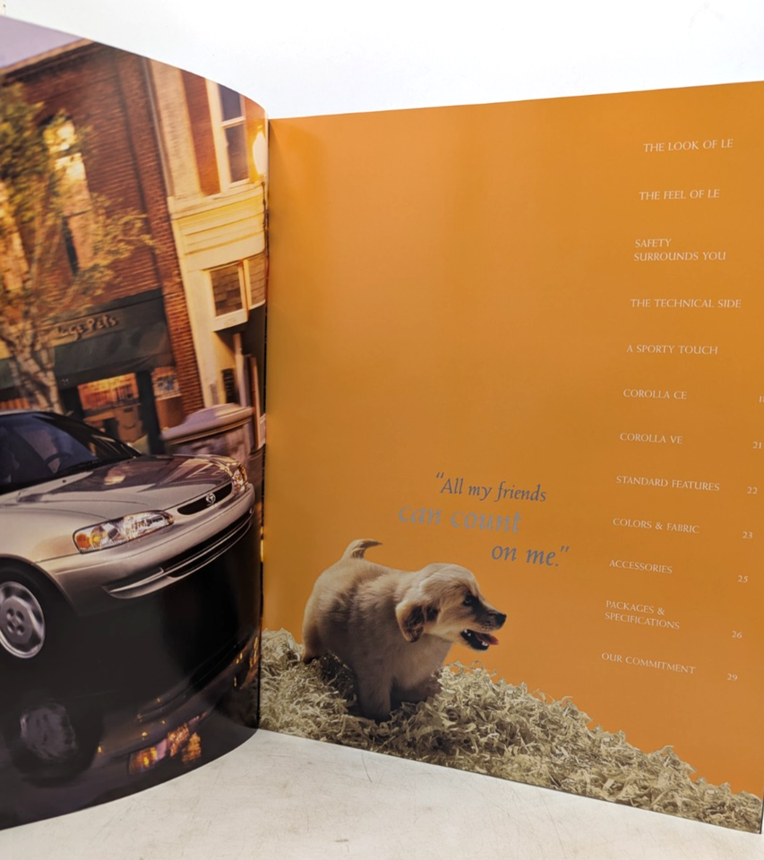 2000 Toyota Corolla Dealership Sales Brochure Booklet SE LE VE | eBay