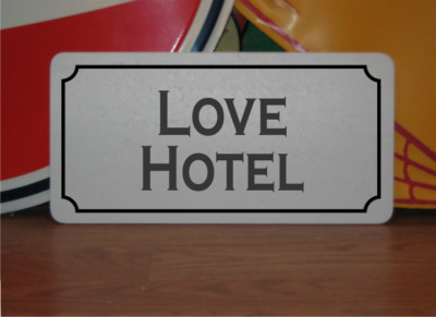 Love Hotel Metal Sign | eBay