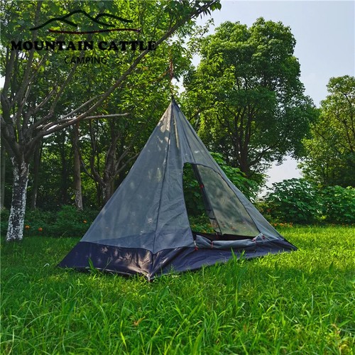 Ultralight Inner Tent Rodless Camping Teepee Inside Tent Hanging Mesh ...