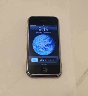 Apple iPhone 1st Generation - 8GB - Black (AT&T) A1203 (GSM) C94 | eBay