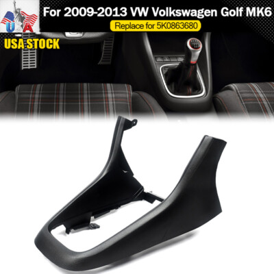 Interior Center Console Frame Trim Shift Panel Cover For VW Golf 6 MK6 ...