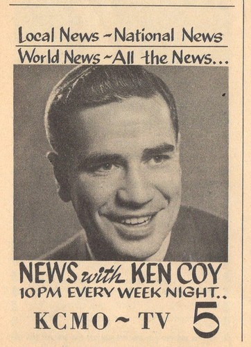 1965 KCMO TV AD ~ KEN COY TEN O'CLOCK NEWS in KANSAS CITY MISSOURI CHANNEL 5 | eBay
