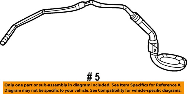 CHRYSLER OEM-Power Steering Return Hose 5151722AF | eBay