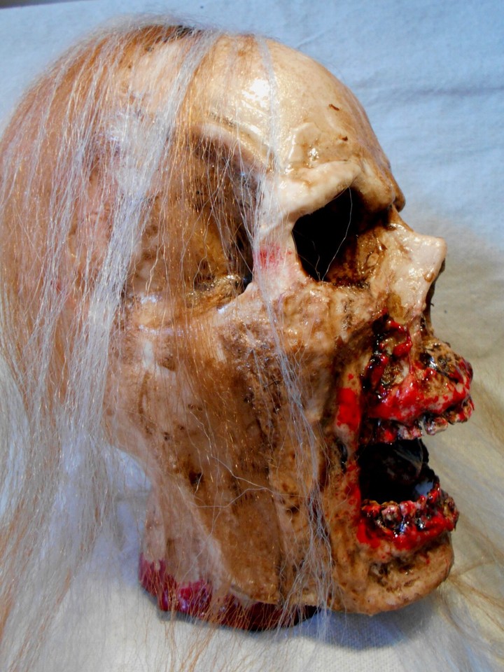 Horror Props CORPSE Skull HEAD Halloween movie fx Dead Body Par Freak ...