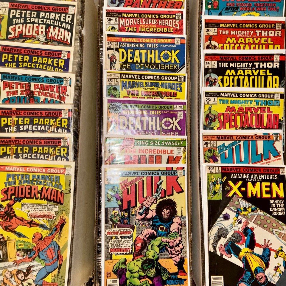 13 Comic Book Mystery Box – Marvel & DC, Gold/Silver/Bronze, Modern ...