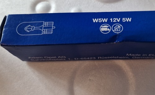 VAUXHALL BULB - GENUINE NEW - 93190471 x10 | eBay UK