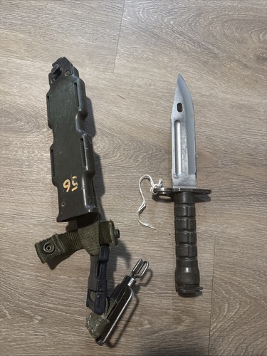 USA M9 PHROBIS III Military Bayonet Knife Blade with Scabbard Case | eBay