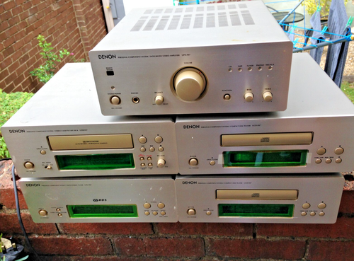 Denon Hi Fi Separates CD Player UCD F07 X 2 Cassette UDR F07 Amp UPA ...