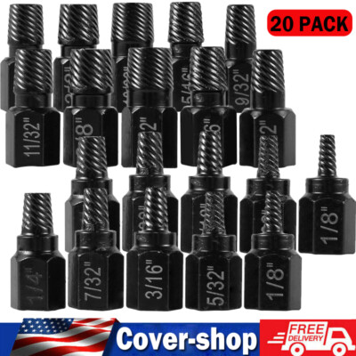 20PC Broken Head Bolt Screw Cap,Extractor Screw Hexagon Socket Bolt ...