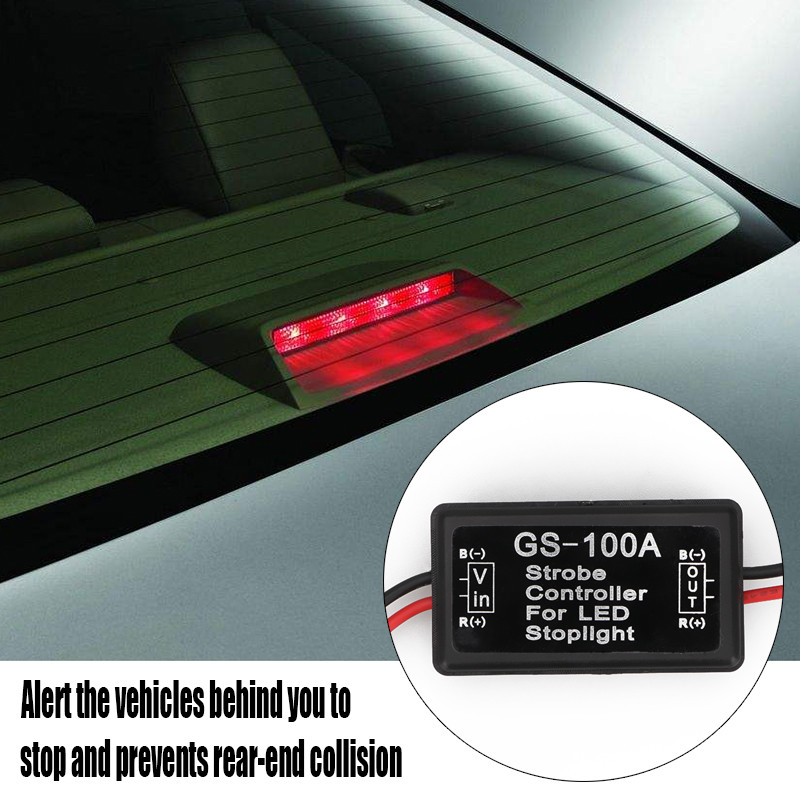 Brake Light Flasher Module Safety Flash Strobe Light Alert Motorcycle ...