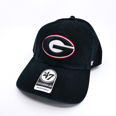 Georgia Bulldogs Hat Mens Adjustable Strap Black '47 Brand Baseball Cap ...