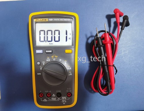 Fluke digital multimeter 15B+instrument automatic range AC/DC 1000V ...