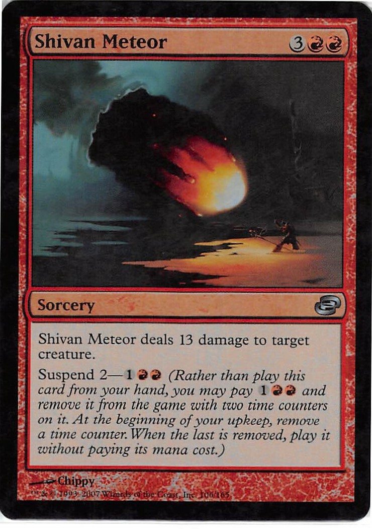Shivan Meteor *FOIL Uncommon* Magic MtG x1 Planar Chaos MP | eBay