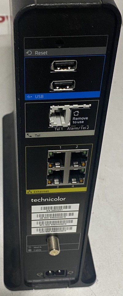 Technicolor DPC3941B Comcast Business Dual Band WiFi Cable Modem Router ...