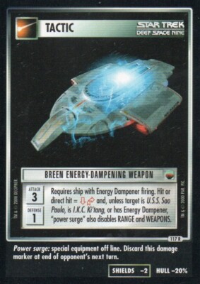 Star Trek CCG - Trouble With Tribbes - Breen Energy-Dampening Weapon ...