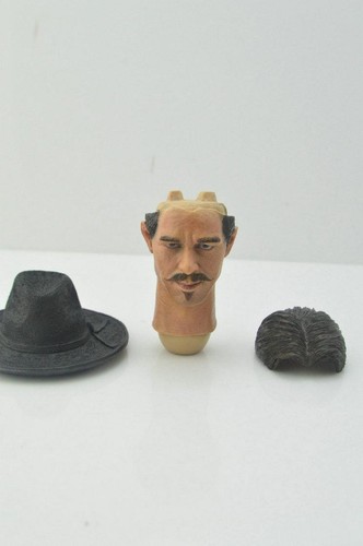 1/6 Scale REDMAN Doc Holliday Tombstone Head Sculpt & Hat for 12 ...