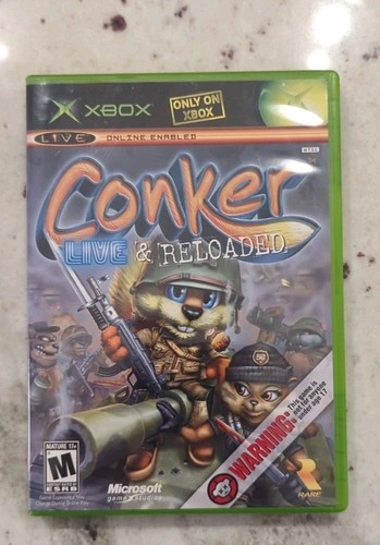 Conker: Live & Reloaded (Xbox, 2005) Complete In Box | eBay