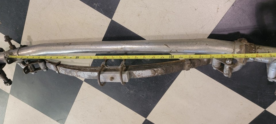 Vintage Chrome Tube Axle Spring Spindles Front end Rare Midget Sprint ...