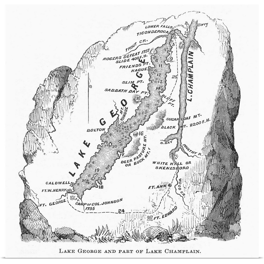 Lake Champlain Map