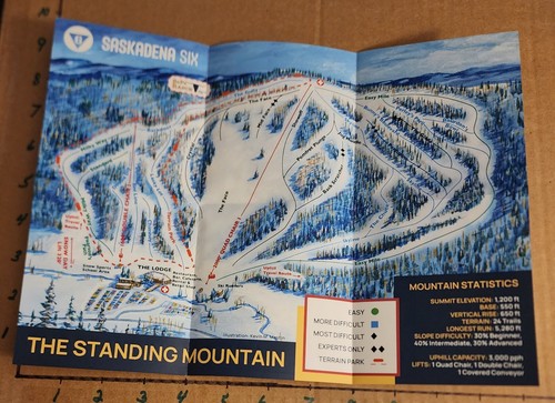 2022/23 SASKADENA SIX SKI AREA TRAIL MAP. (FORMALLY CALLED SUICIDE SIX ...