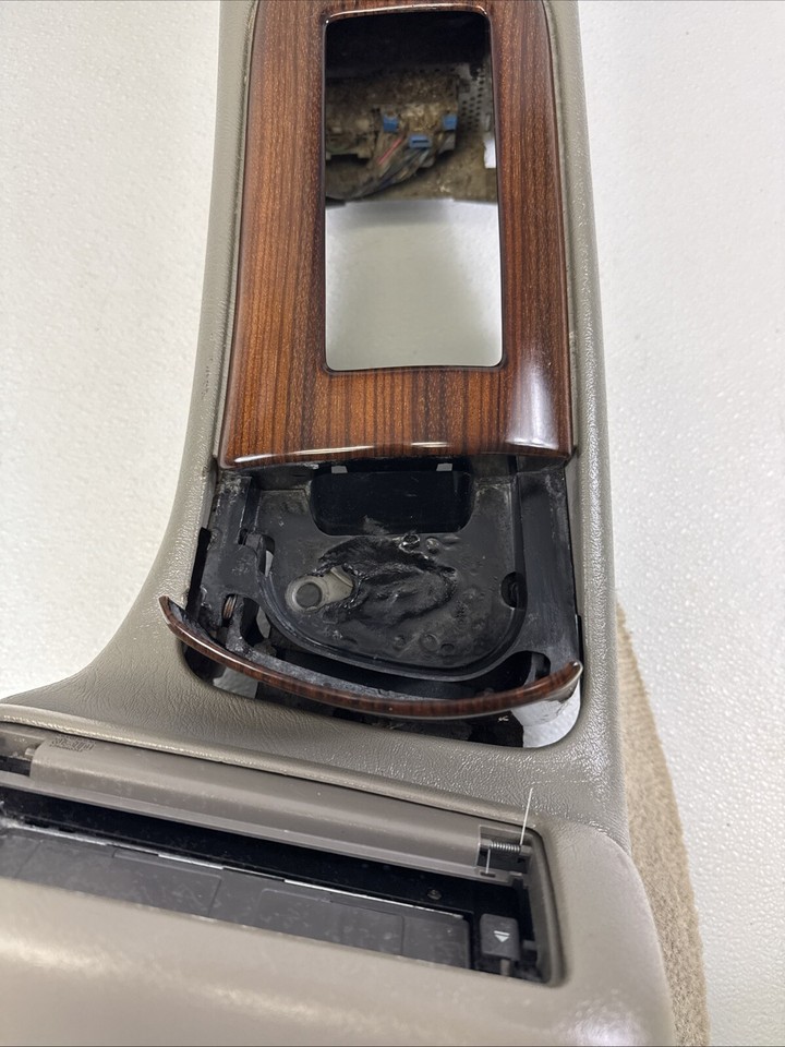 1998-2005 Chevy Blazer Envoy Floor Shift Center Console | Gray Wood ...