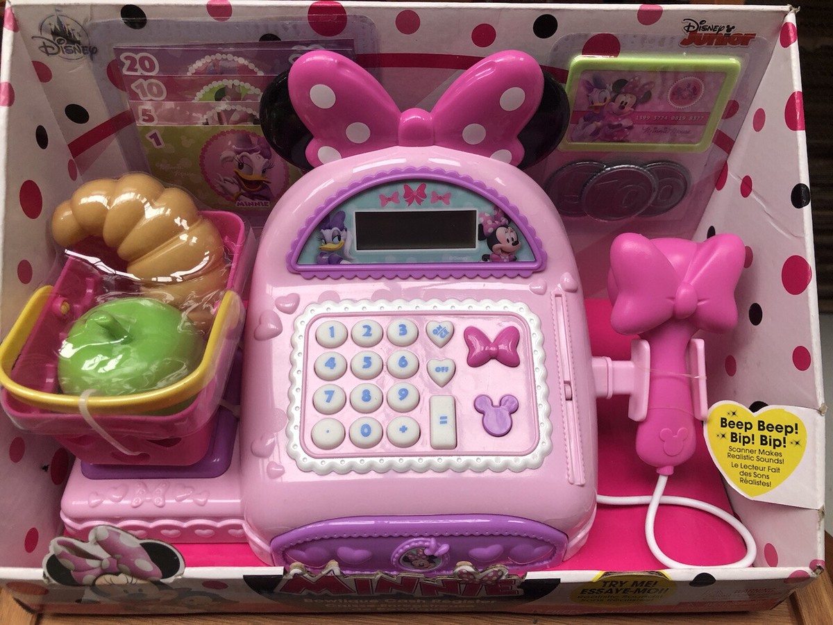 Minnie Mouse Cash Register Toy Kingdom Play Register With Minnie
