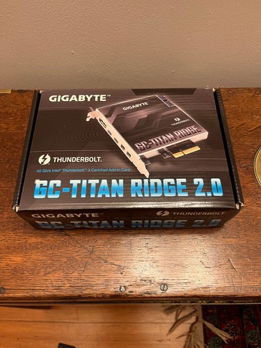 GIGABYTE GC-Titan Ridge 2.0 Thunderbolt 3 PCIe Card / Flashed for Mac ...