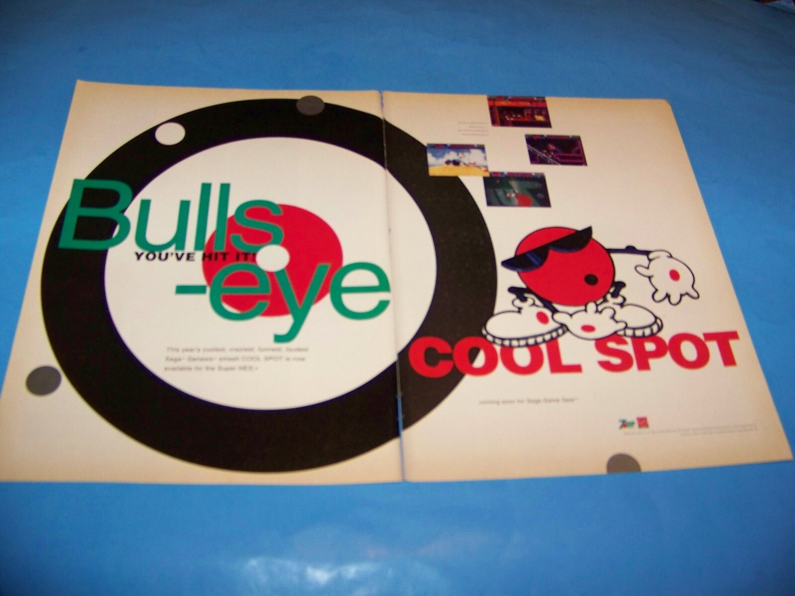Vintage Video Game Ad 1993 7-Up Cool Spot Sega & Nintendo | eBay