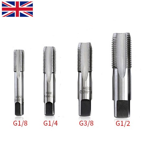 G1/8 1/4 3/8 1/2 1 HSS Taper Pipe Tap BSP Metal Screw Thread Cutting ...