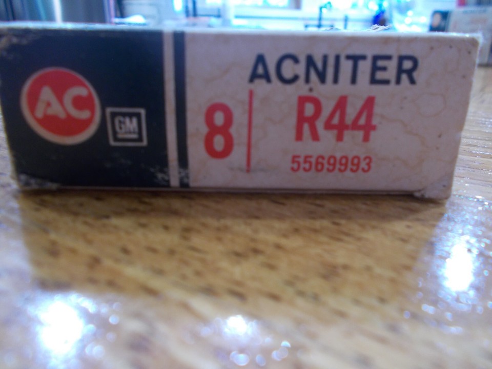 8 NOS New AC Delco GM Acinter Spark Plugs R44 | eBay